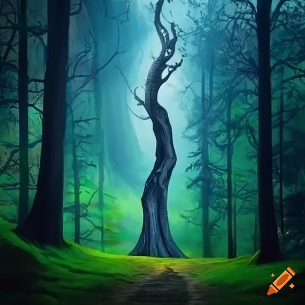 Sacred tree on Craiyon