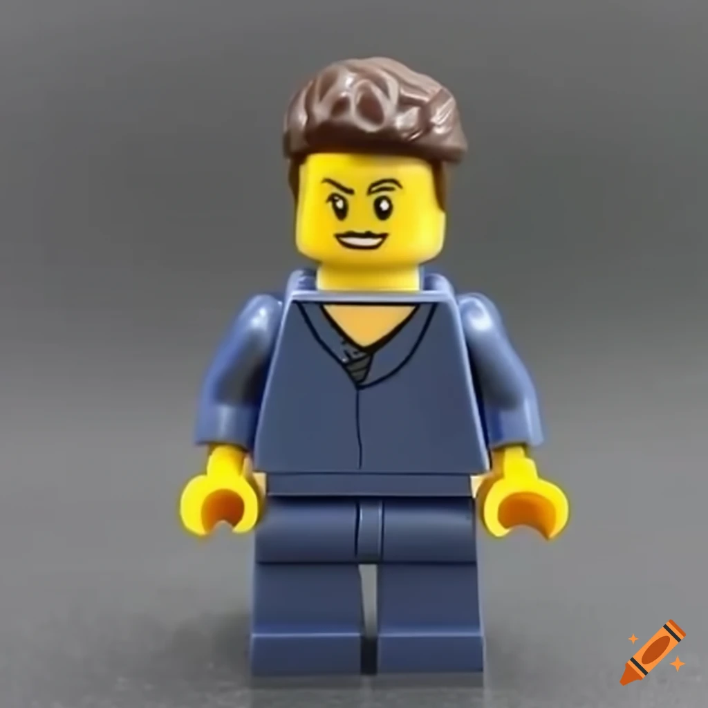 Lego minifigure of rachel maddow on Craiyon