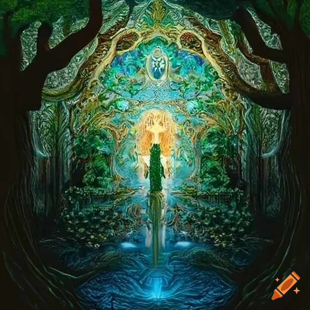 Sacred tree on Craiyon