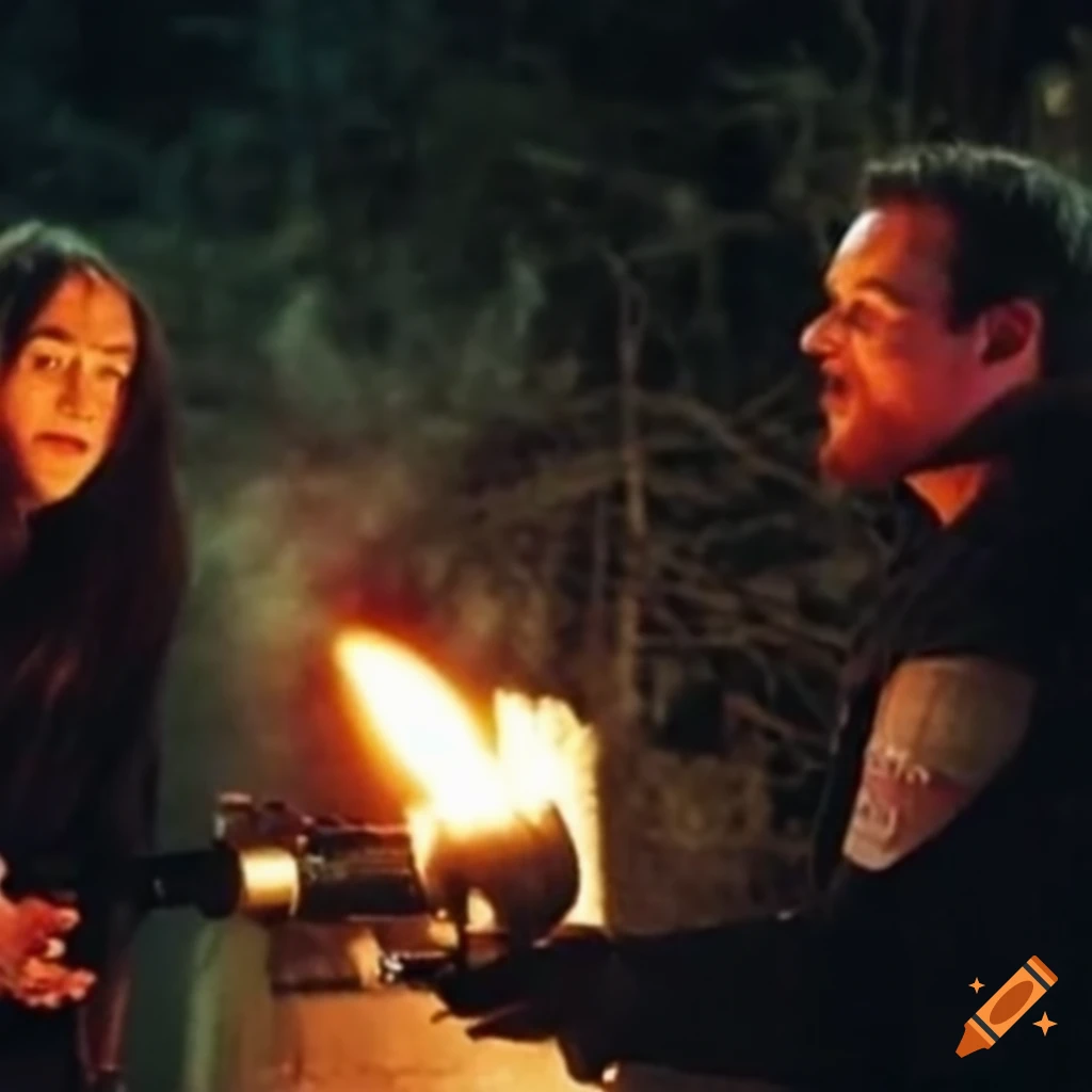 Found footage horror film still: Beware the Judderman on Craiyon