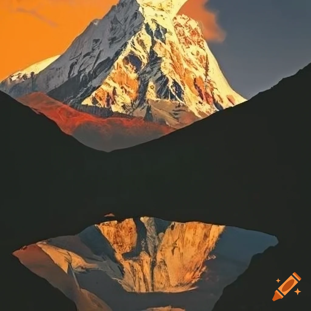 Himalayan travel poster with stunning details and high definition on ...