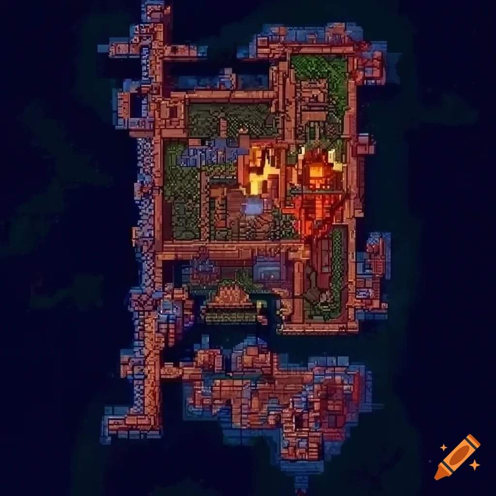 Pixelated Super Metroid and Castlevania map with maximum detail and ...