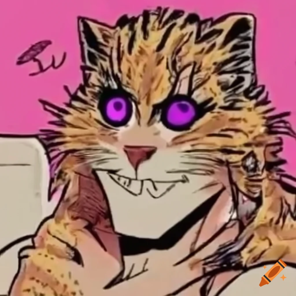 Youtube thumbnail: bara cat comic dub on Craiyon