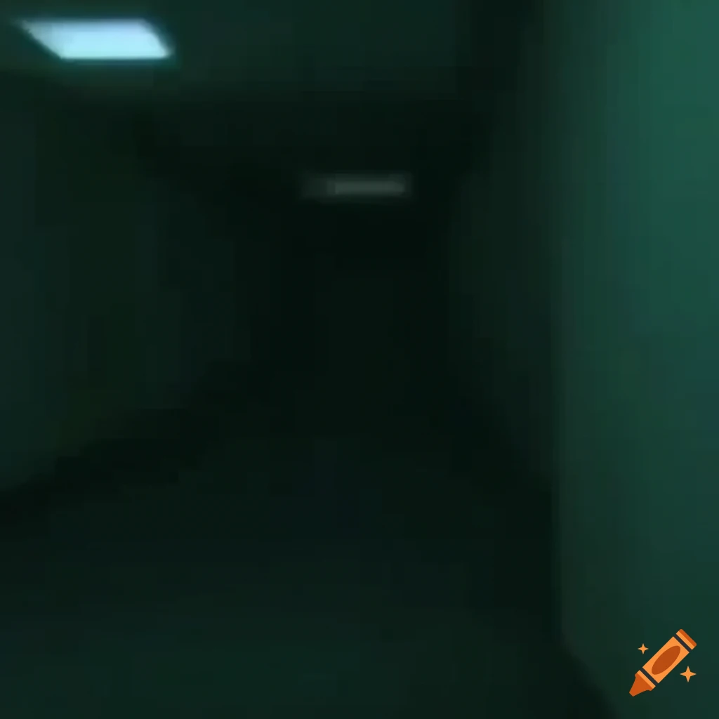 Camcorder footage of the backrooms level 0 on Craiyon