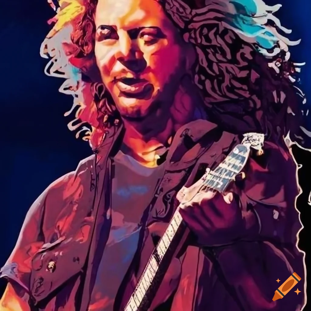 Rock show poster with pearl jam performing queen of the mountain at red ...