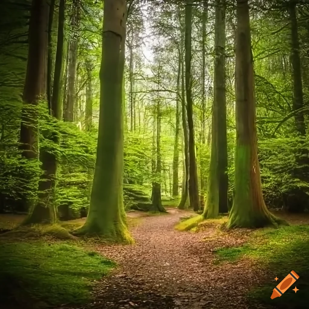 Bretagne forest on Craiyon