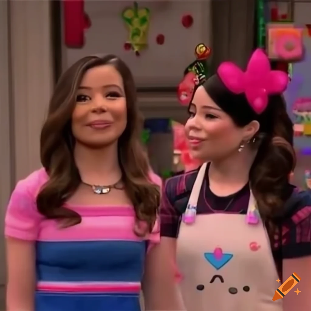 Maximum kawaii accessory friends in icarly screenshot with multi-layer ...