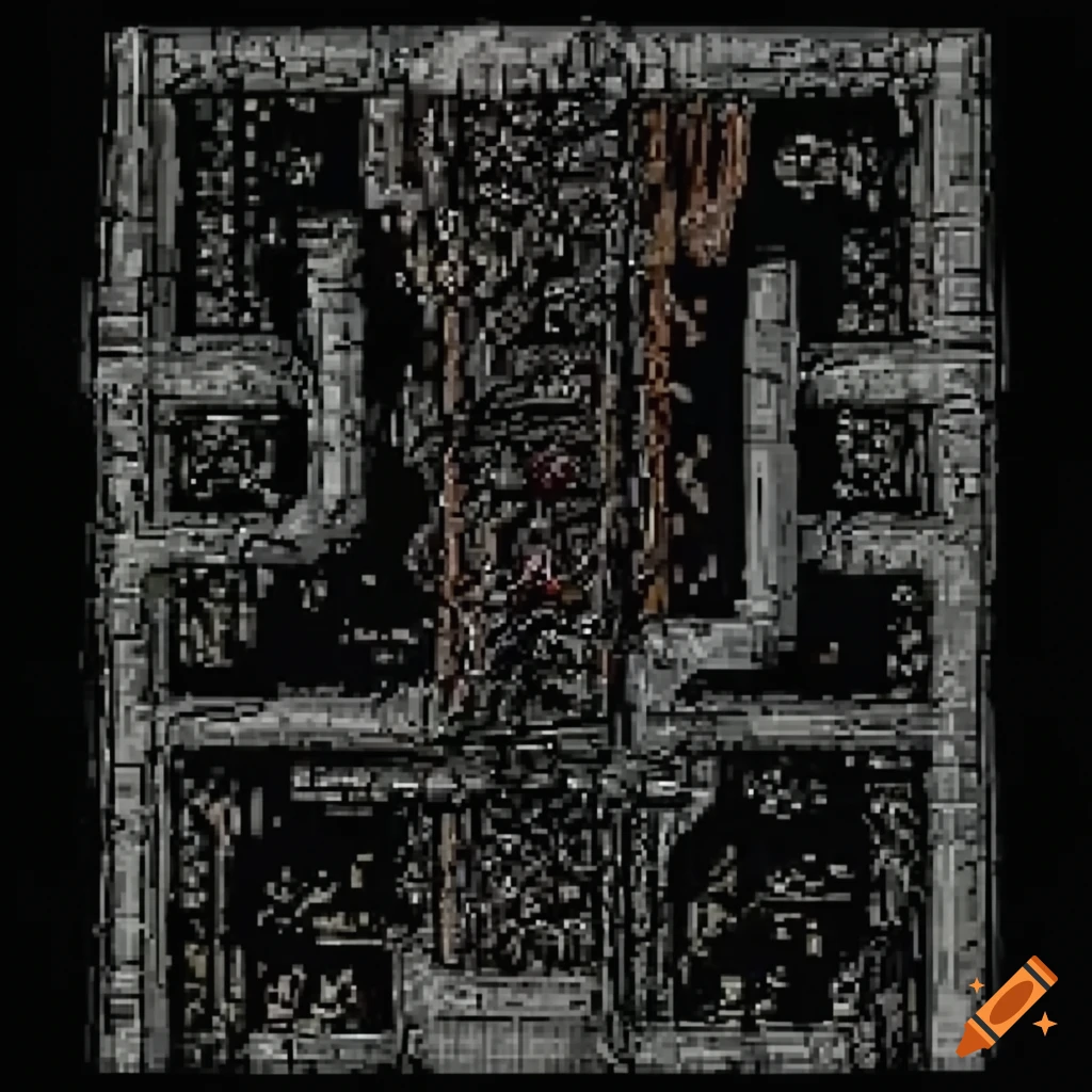 Pixelated Super Metroid and Castlevania map with maximum detail and ...