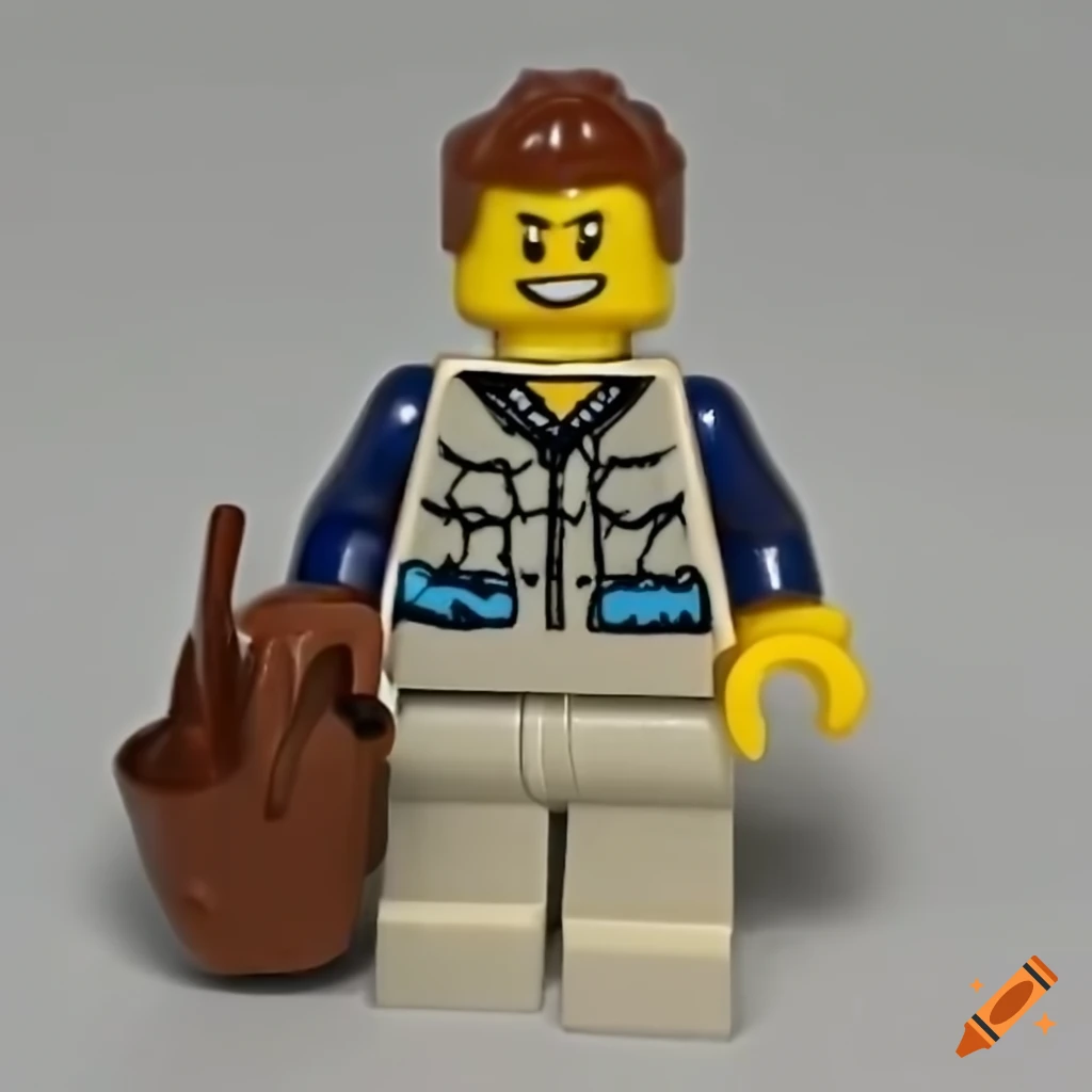 LEGO minifigure posing as an Israeli food influencer on Craiyon