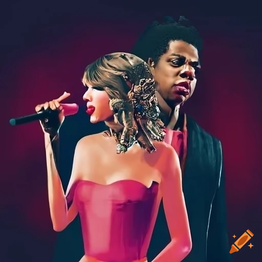 Representation of collaboration between jay-z and taylor swift in pop ...