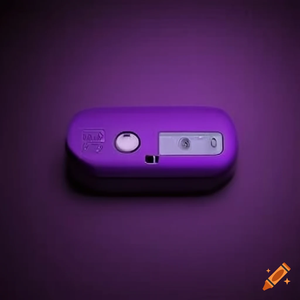 Purple intruder alarm system on Craiyon