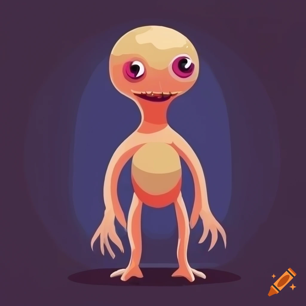 Humanoid monster icon for 2d video game on Craiyon