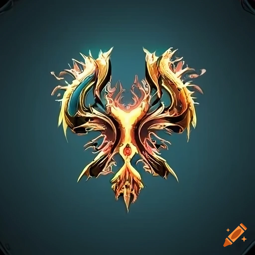 Intricately designed f emblem for a gaming guild on Craiyon