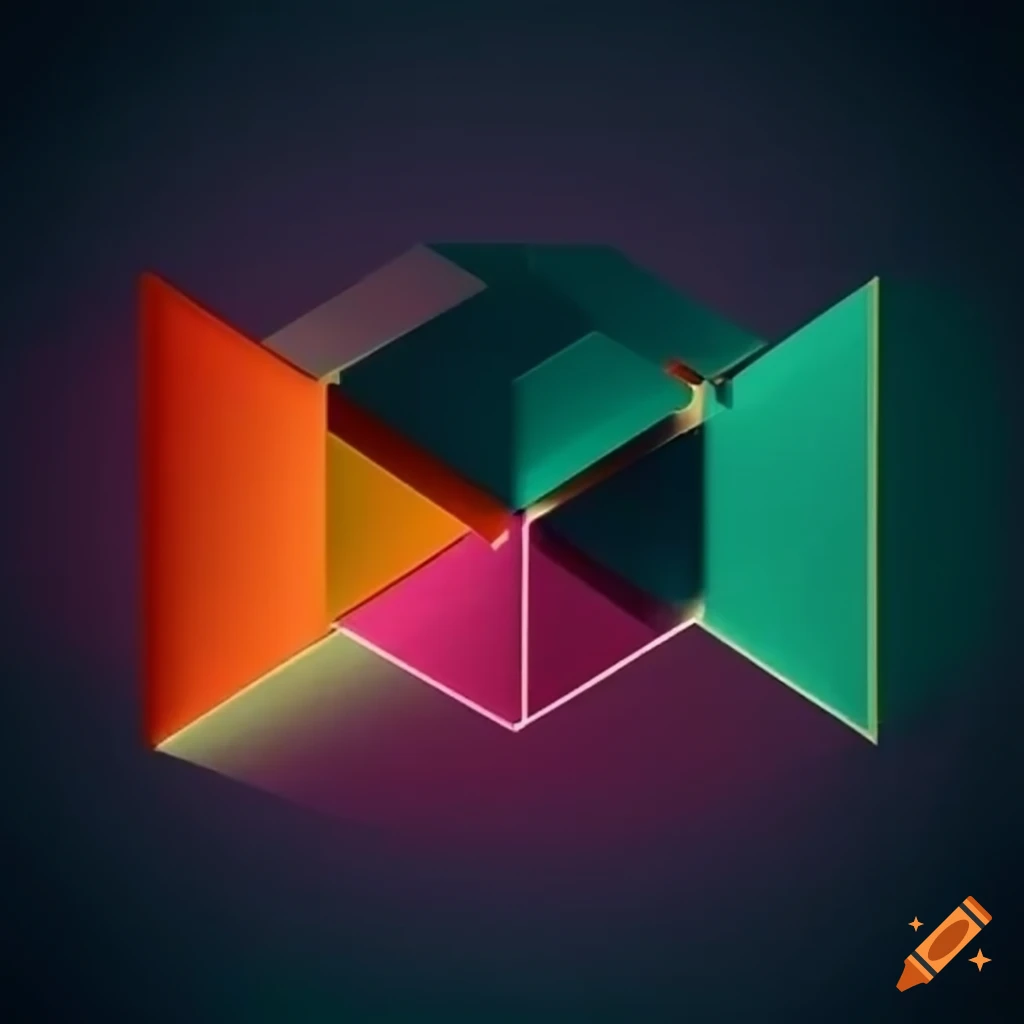 Minimalist geometry 2d puzzle game on Craiyon