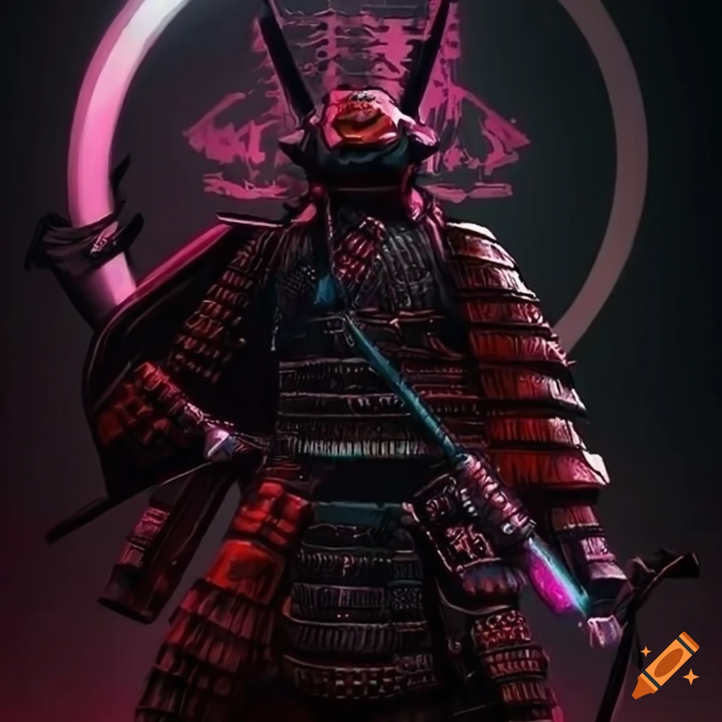 Cyberpunk samurai on Craiyon