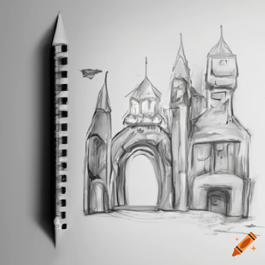 Fantasy location concept art on Craiyon