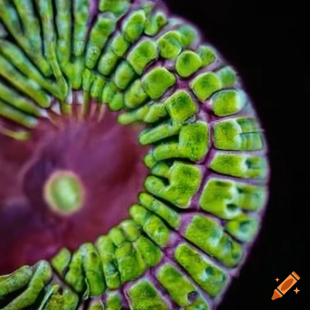 Illustration of an exploding plant biological bomb on Craiyon