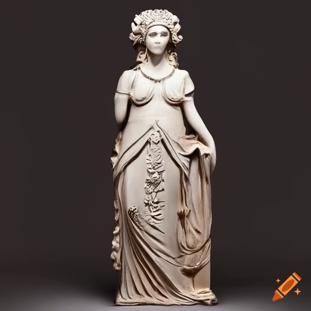 Statue of phoenician goddess astarte on Craiyon