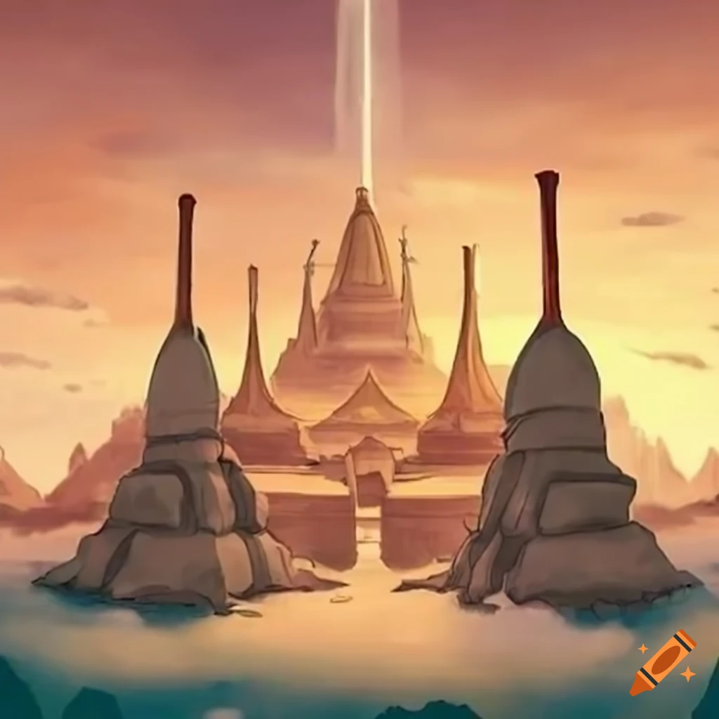 Air temples from avatar: the last airbender on Craiyon
