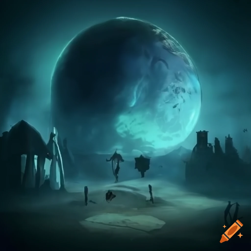 Poster of a video game set in a virtual dreamscape with surreal ...