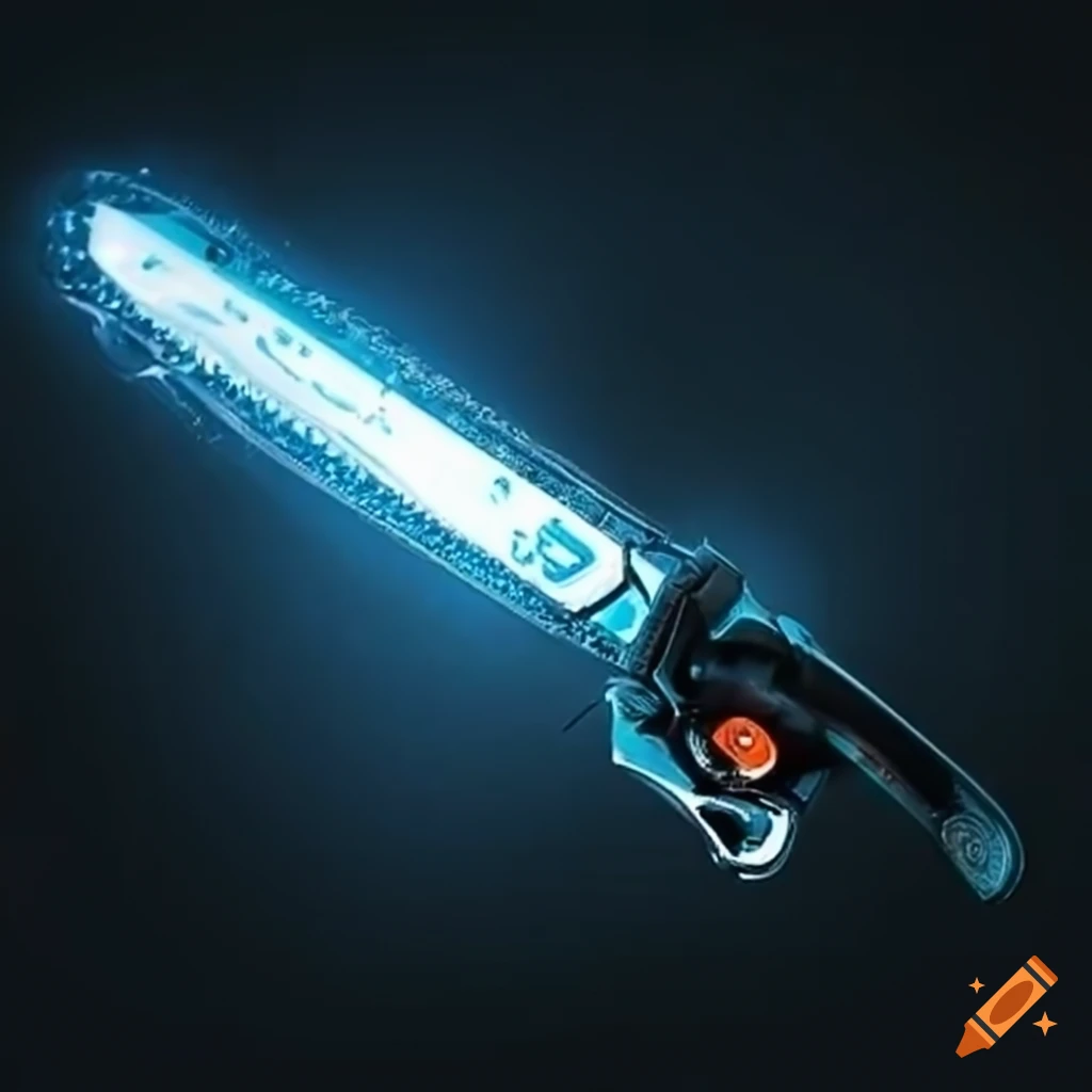 High-tech laser chainsaw on Craiyon