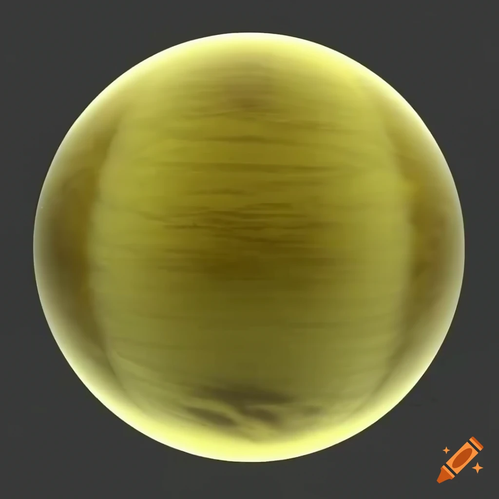 Yellow spherical 3d model of the sun on Craiyon