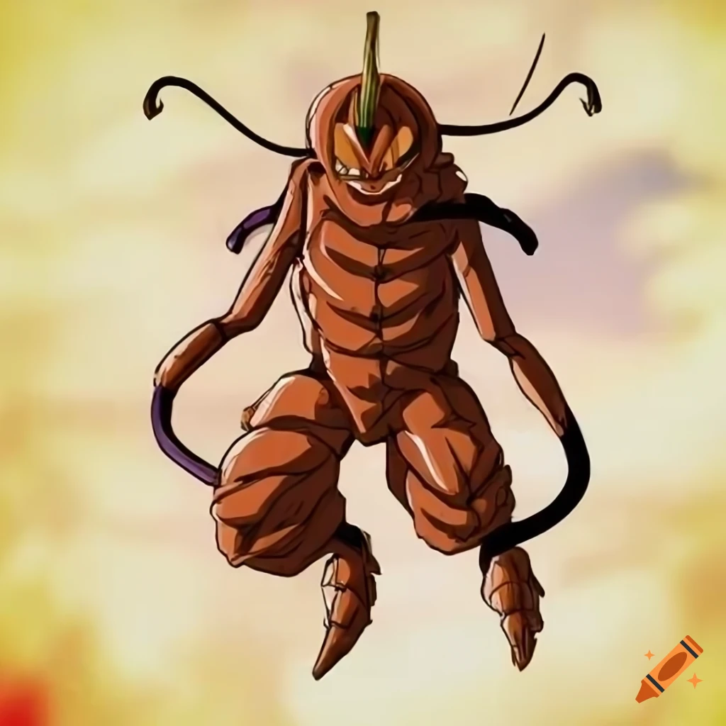 Dragon ball z cockroach characters on Craiyon