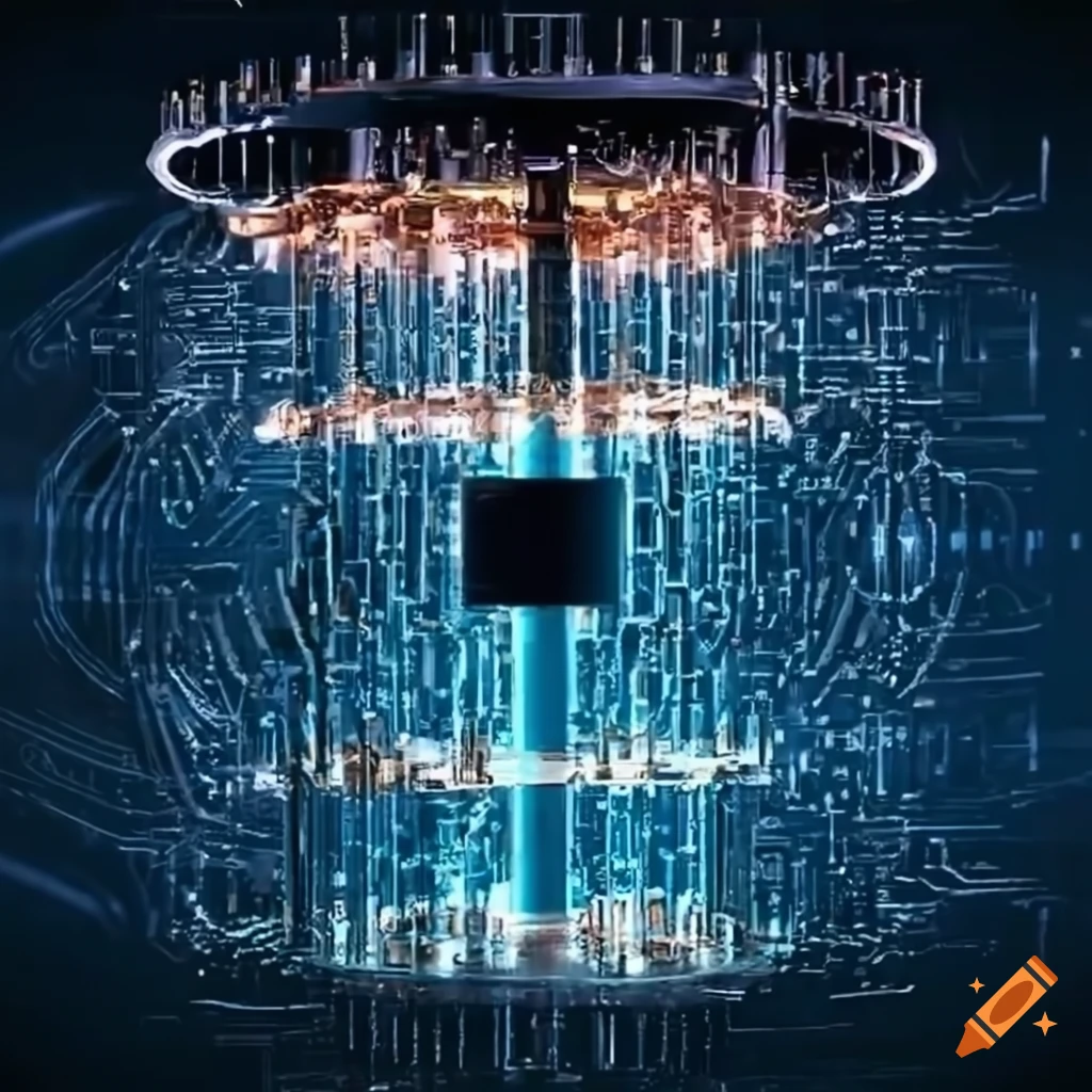 Quantum computer and its implication on cyber security on Craiyon