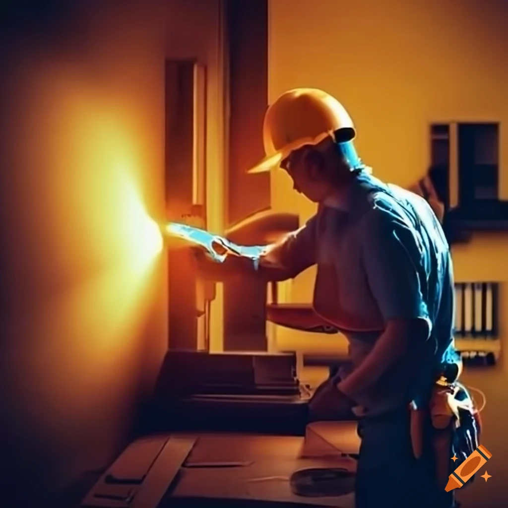Maintenance technician on Craiyon