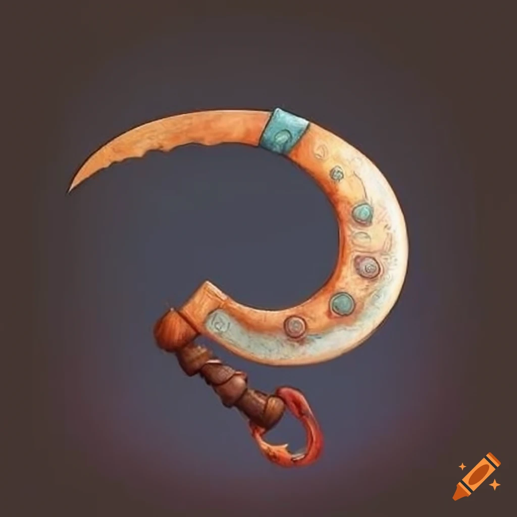 Moon sickle on Craiyon