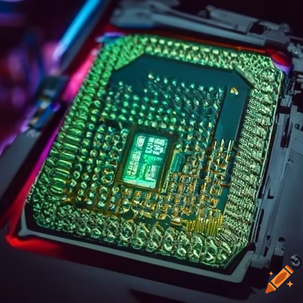 Gaming computer cpu on Craiyon