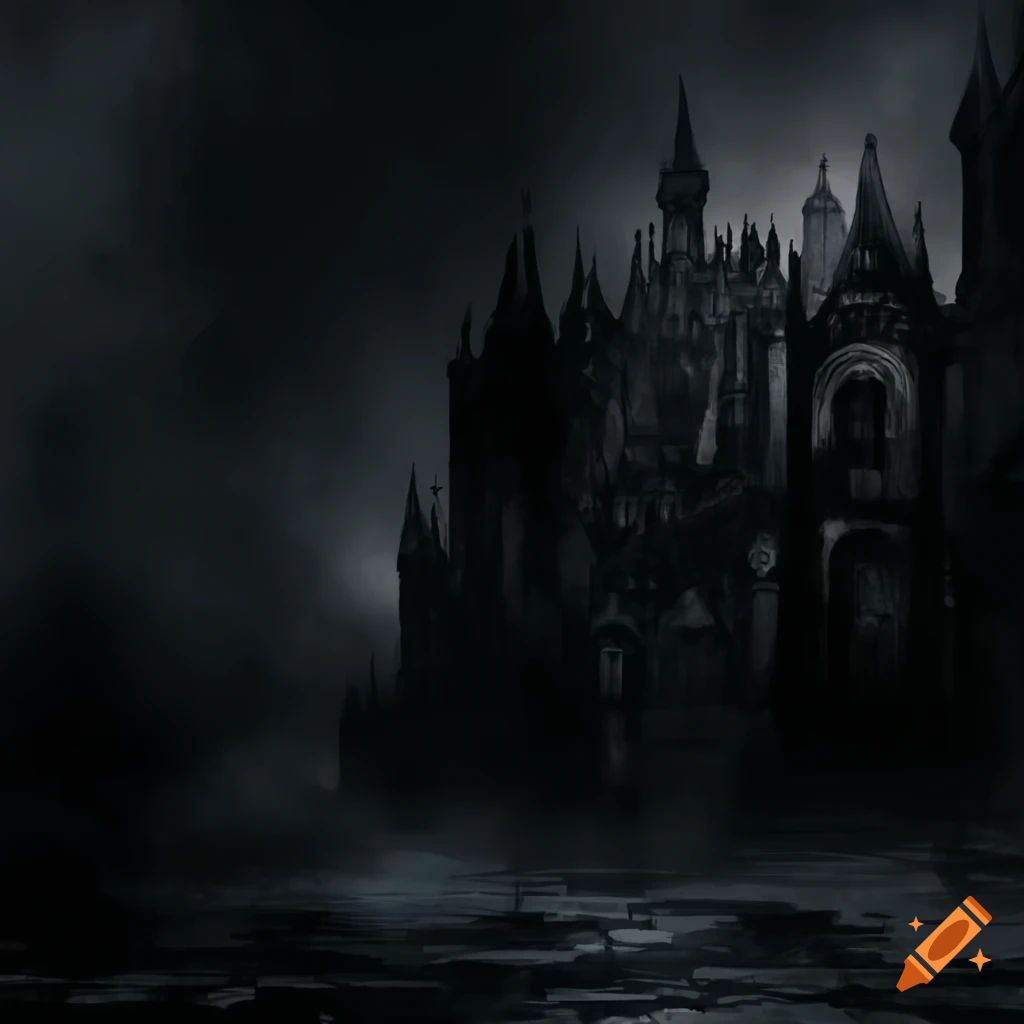 Abstract gothic art on Craiyon