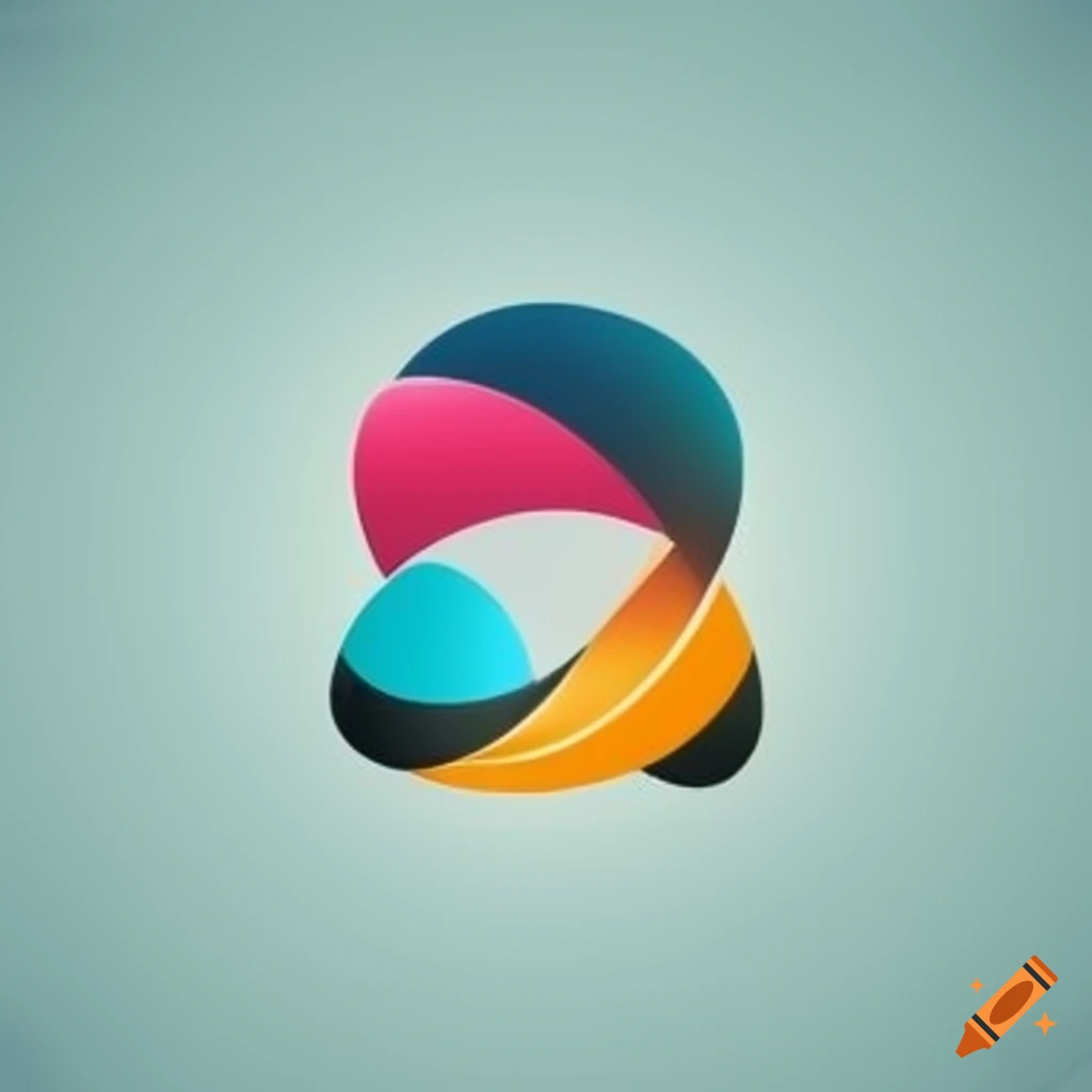 It company logo with at symbol in the center on Craiyon