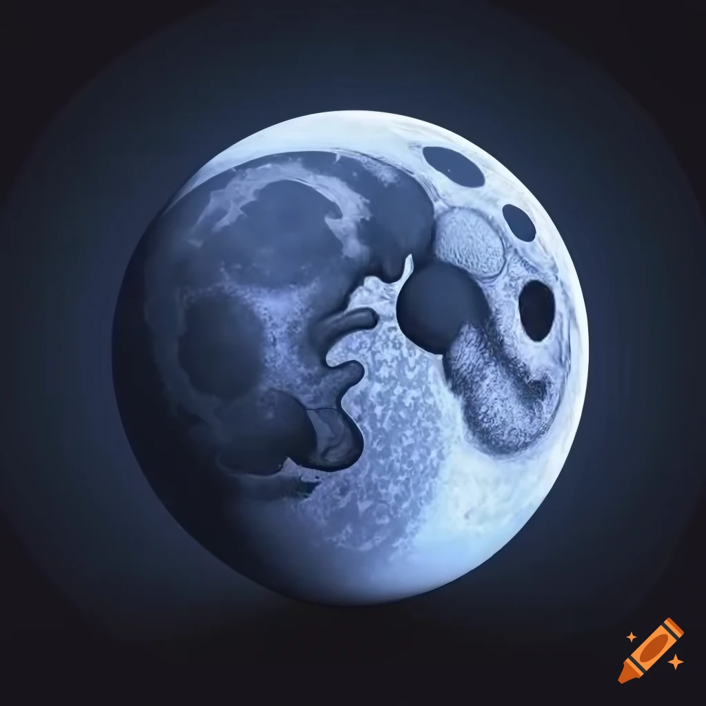 Moon icon on Craiyon