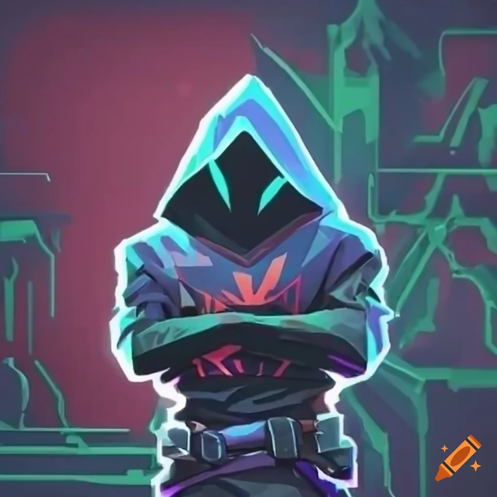 Logo design featuring valorant and cypher on Craiyon