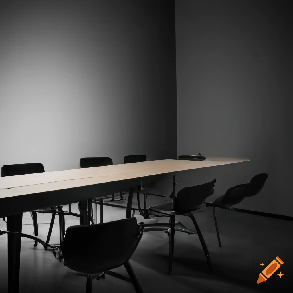 Empty meeting room on Craiyon