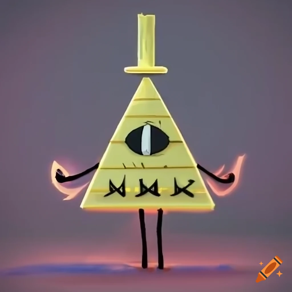 Bill cipher character on Craiyon