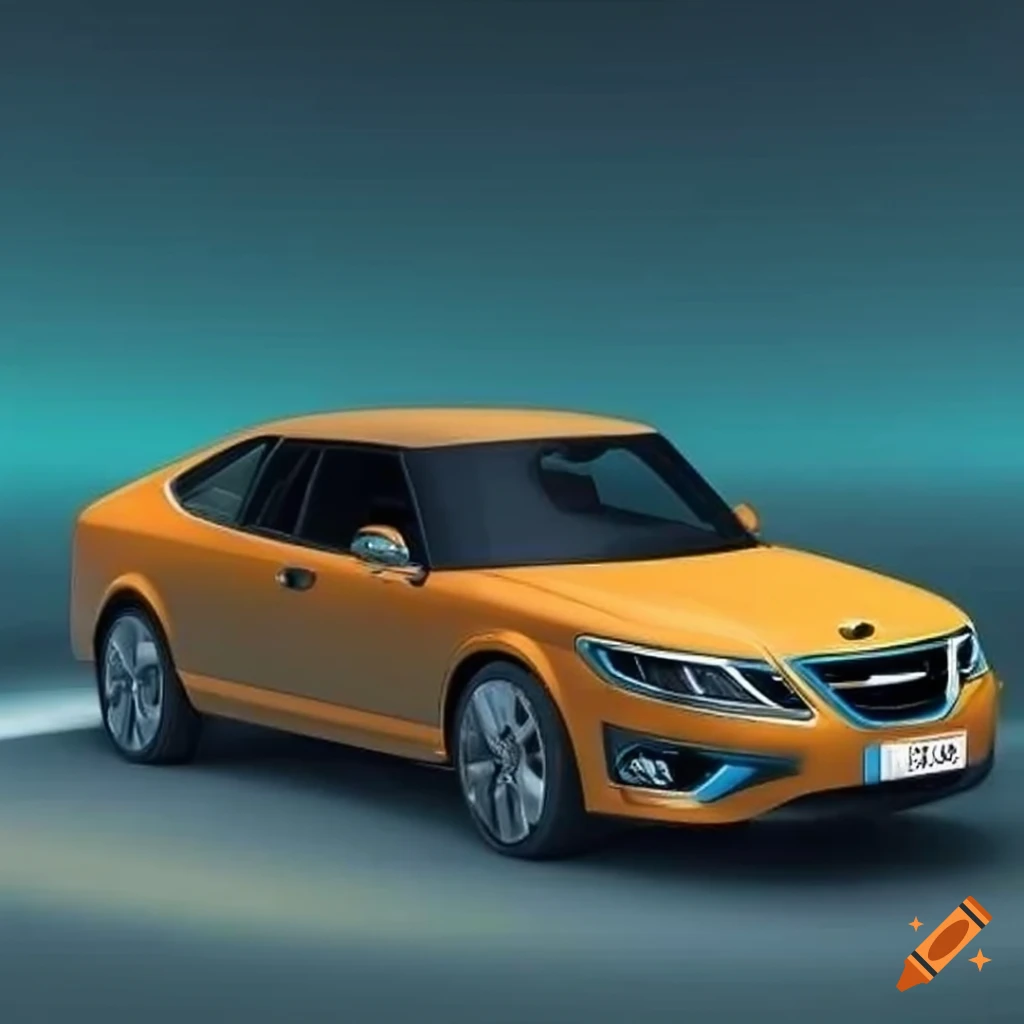 2020 saab automobile with distinct 900 features on Craiyon