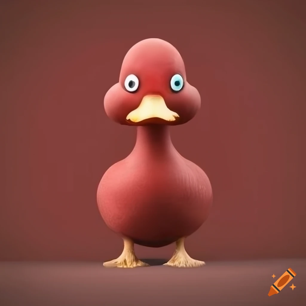 Red duck on Craiyon