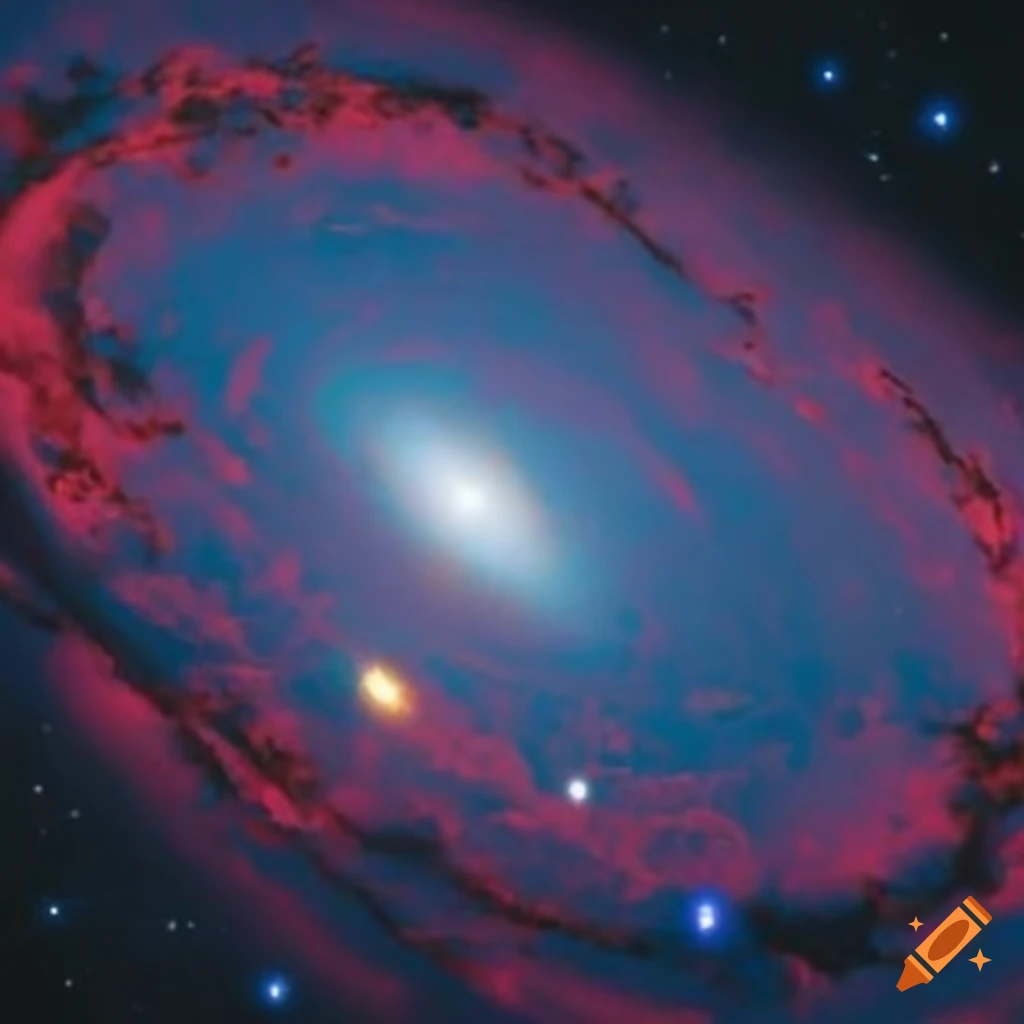 Stunning galaxy in deep space on Craiyon