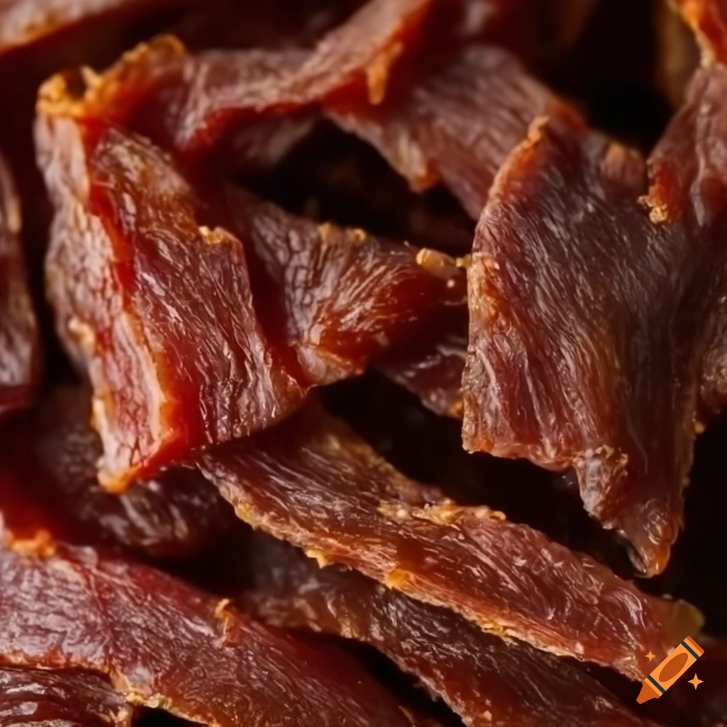 Pork jerky on Craiyon