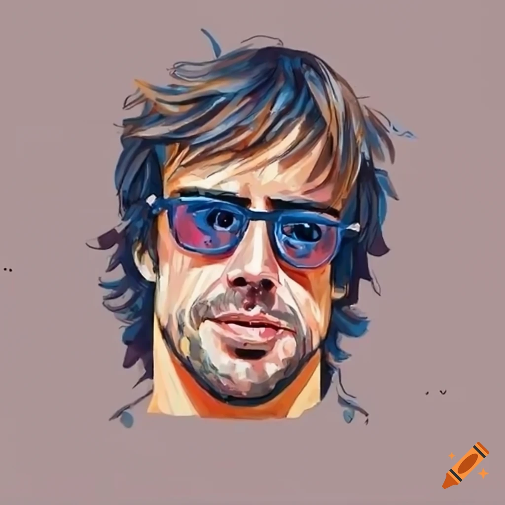 Adorable manga-style illustration of fernando alonso on Craiyon