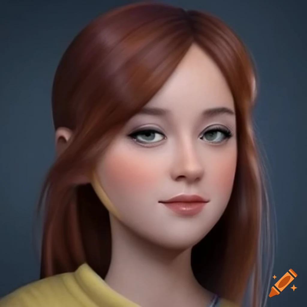 Beautiful Portrait Of Mabel Pines In High Resolution On Craiyon