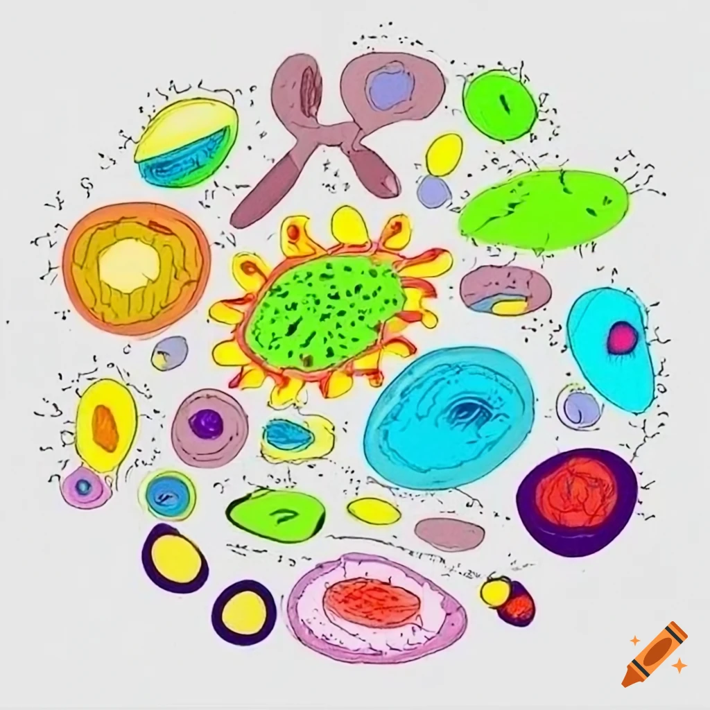 Cell systems interaction model for multicellular organisms on Craiyon