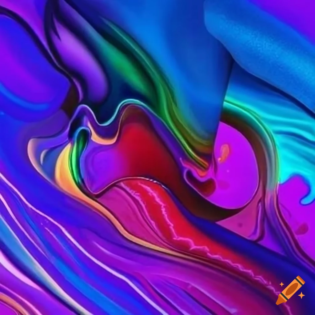 Abstract y2k style image with high saturation and contrast on Craiyon