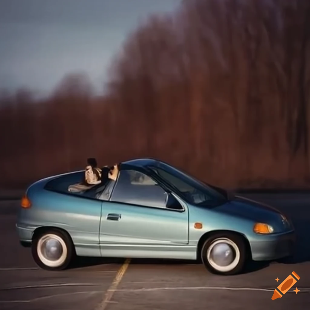 Modified 2000 honda insight with nash metropolitan back half on Craiyon