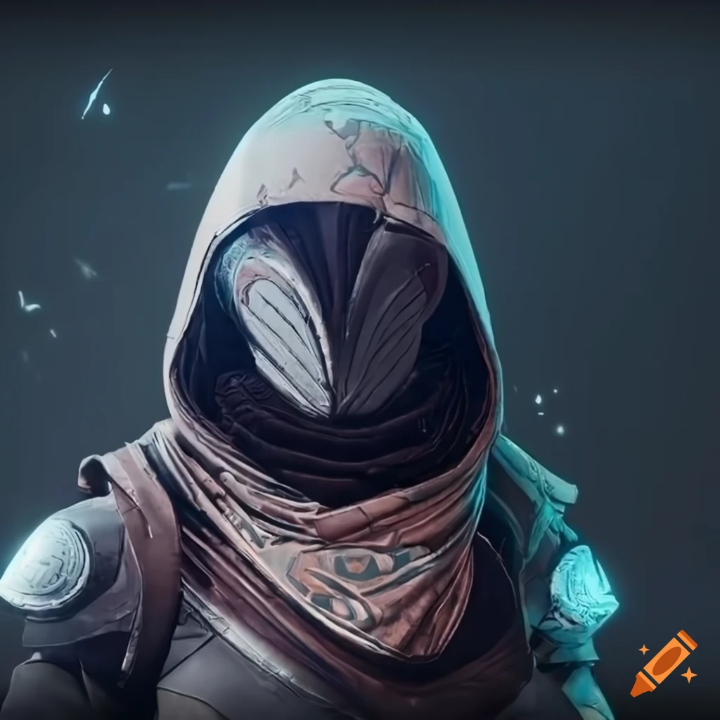 Destiny 2 vex themed hunter in a 3d rendered cinematic background on ...