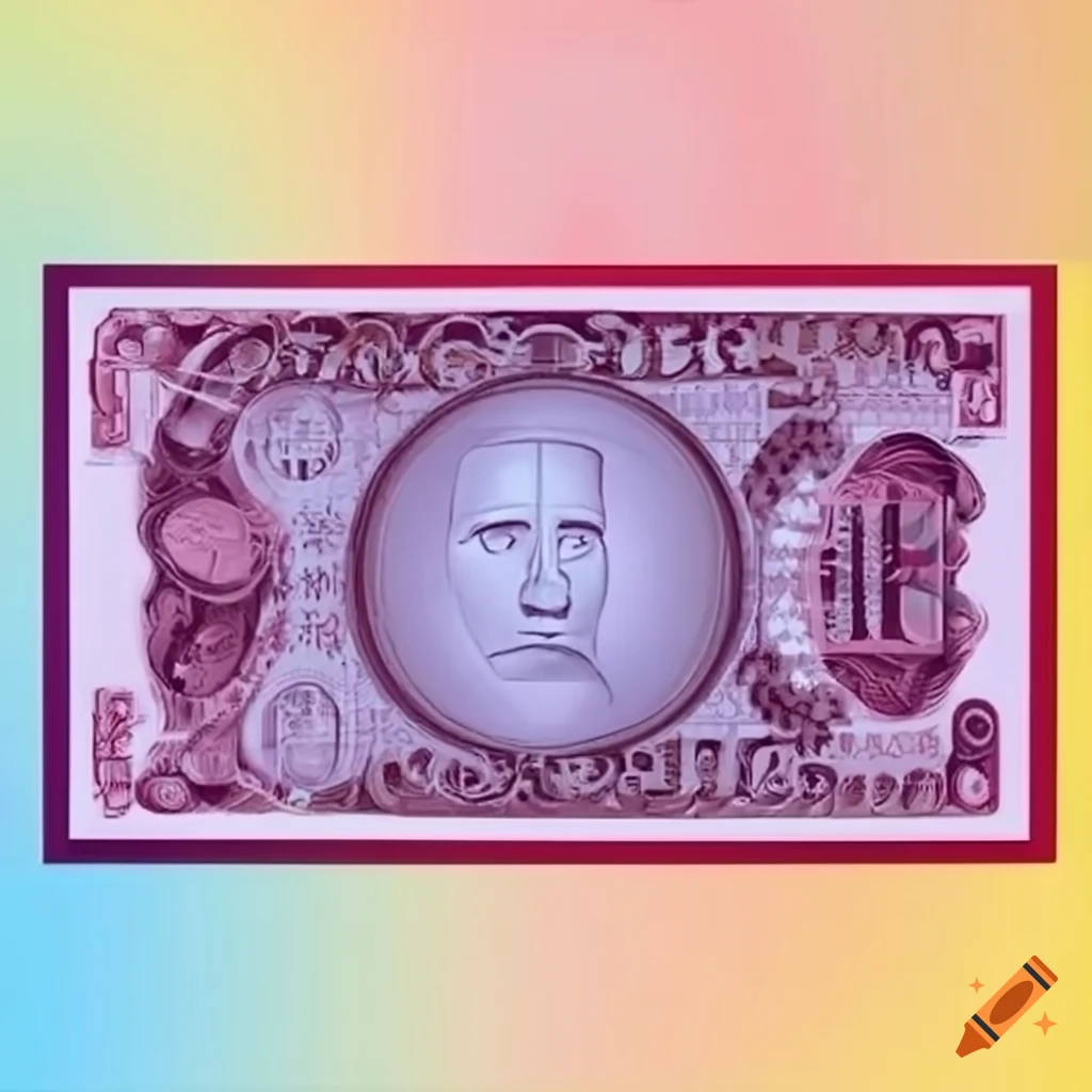 Russian ruble currency note design on Craiyon