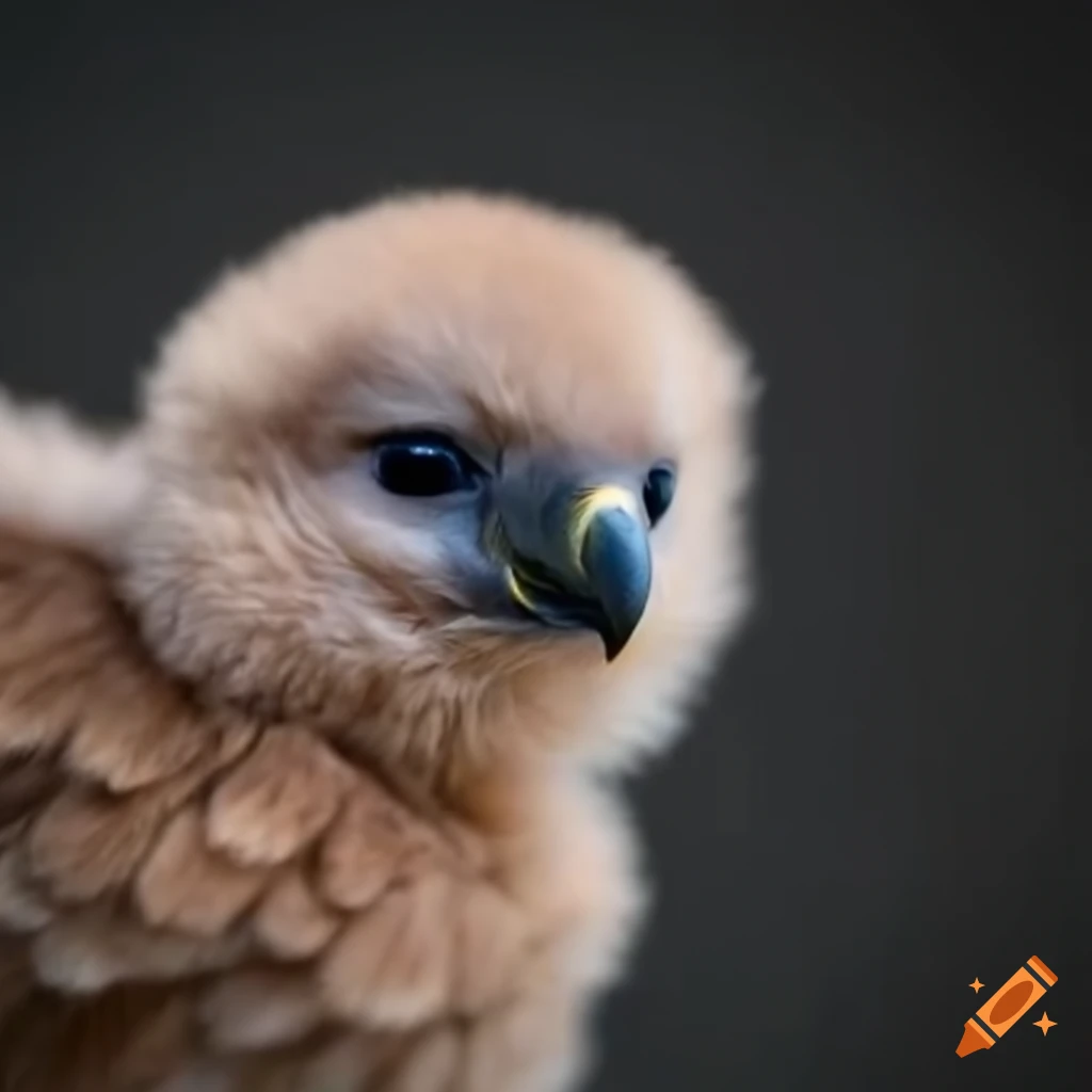 Cute fluffy baby gryphon on Craiyon