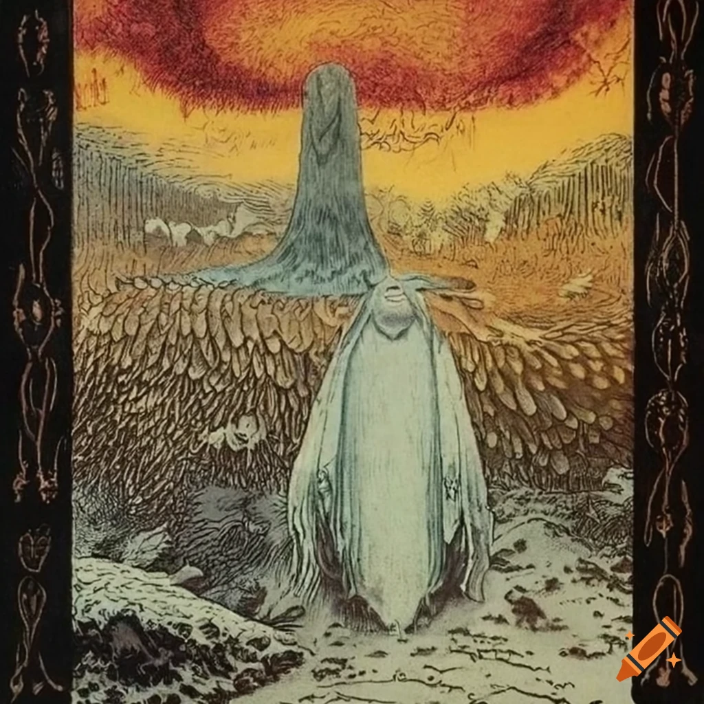 Tarot card art by various artists on Craiyon